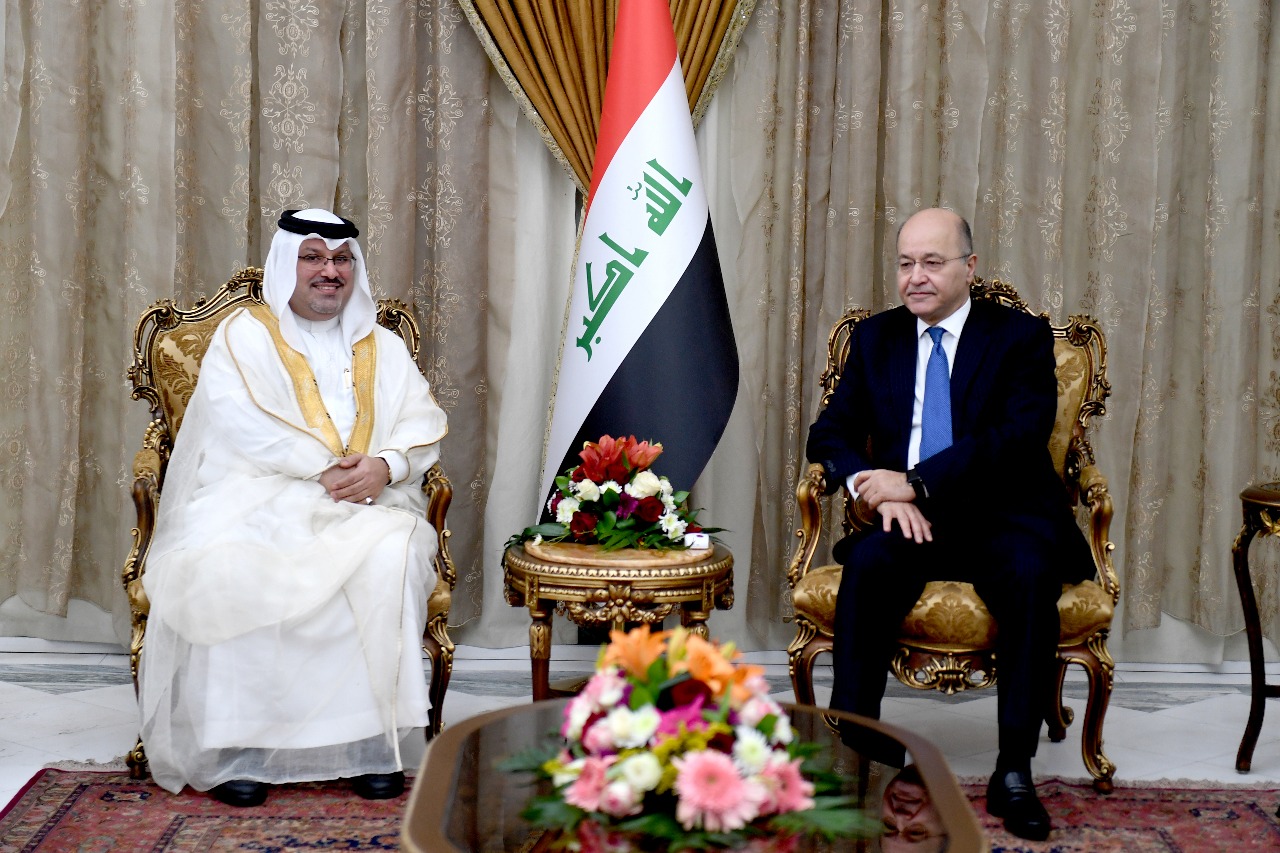 Iraqi President receives Bahraini ambassador | Bahrain News Agency