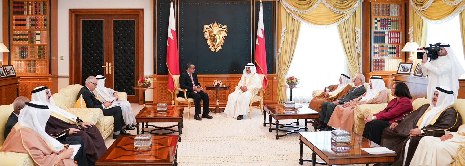 HRH Premier receives WHO secretary-general | Bahrain News Agency