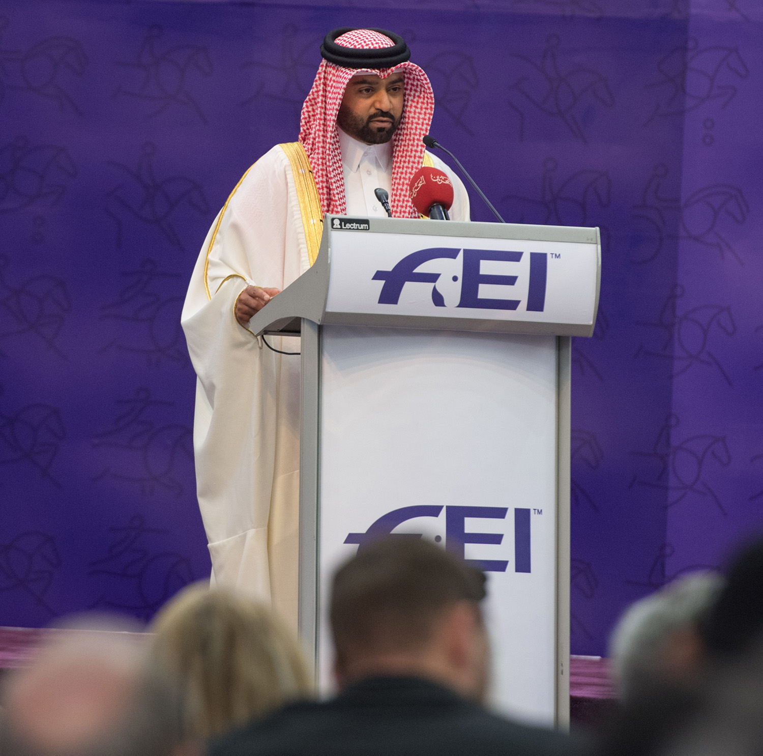 HH Shaikh Nasser bin Hamad attends the opening the International ...