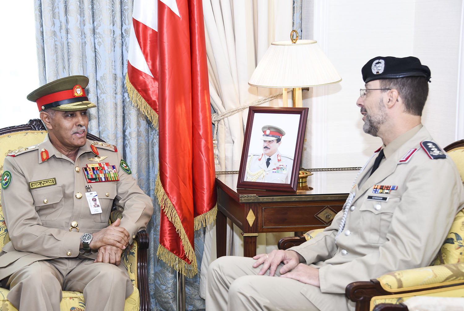 Chief-of-Staff receives German Military Attaché | Bahrain News Agency