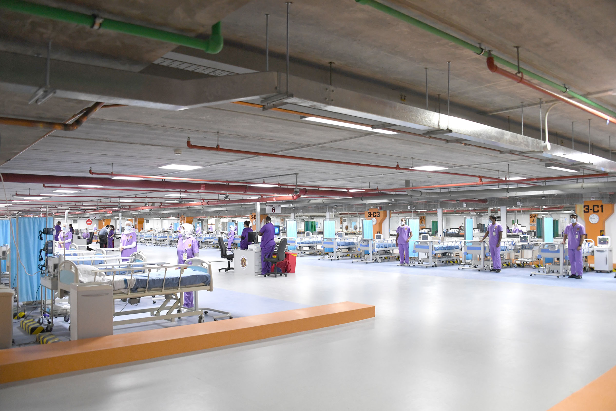 SCH President inspects field Intensive Care Unit at the Military ...