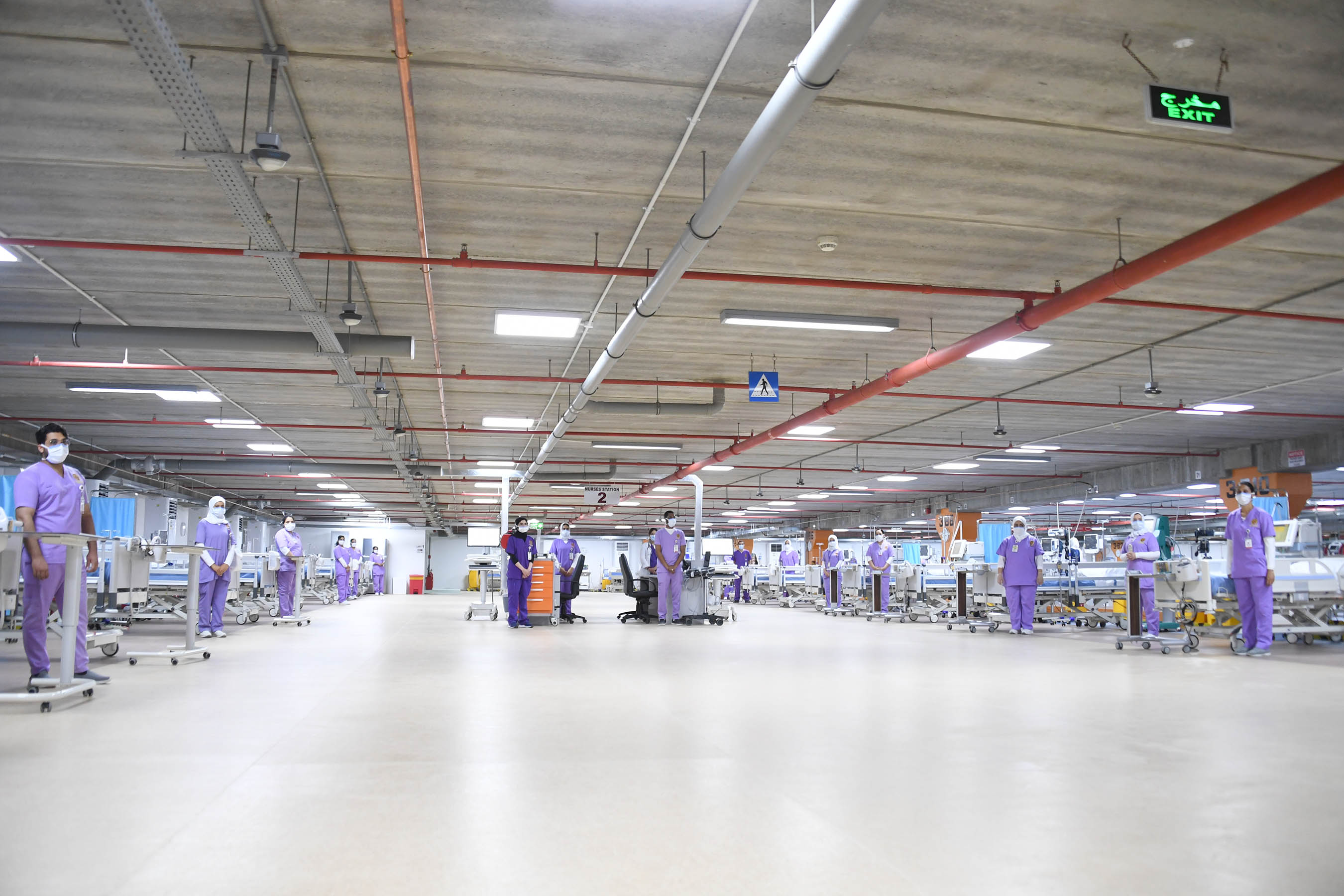 SCH President inspects field Intensive Care Unit at the Military ...