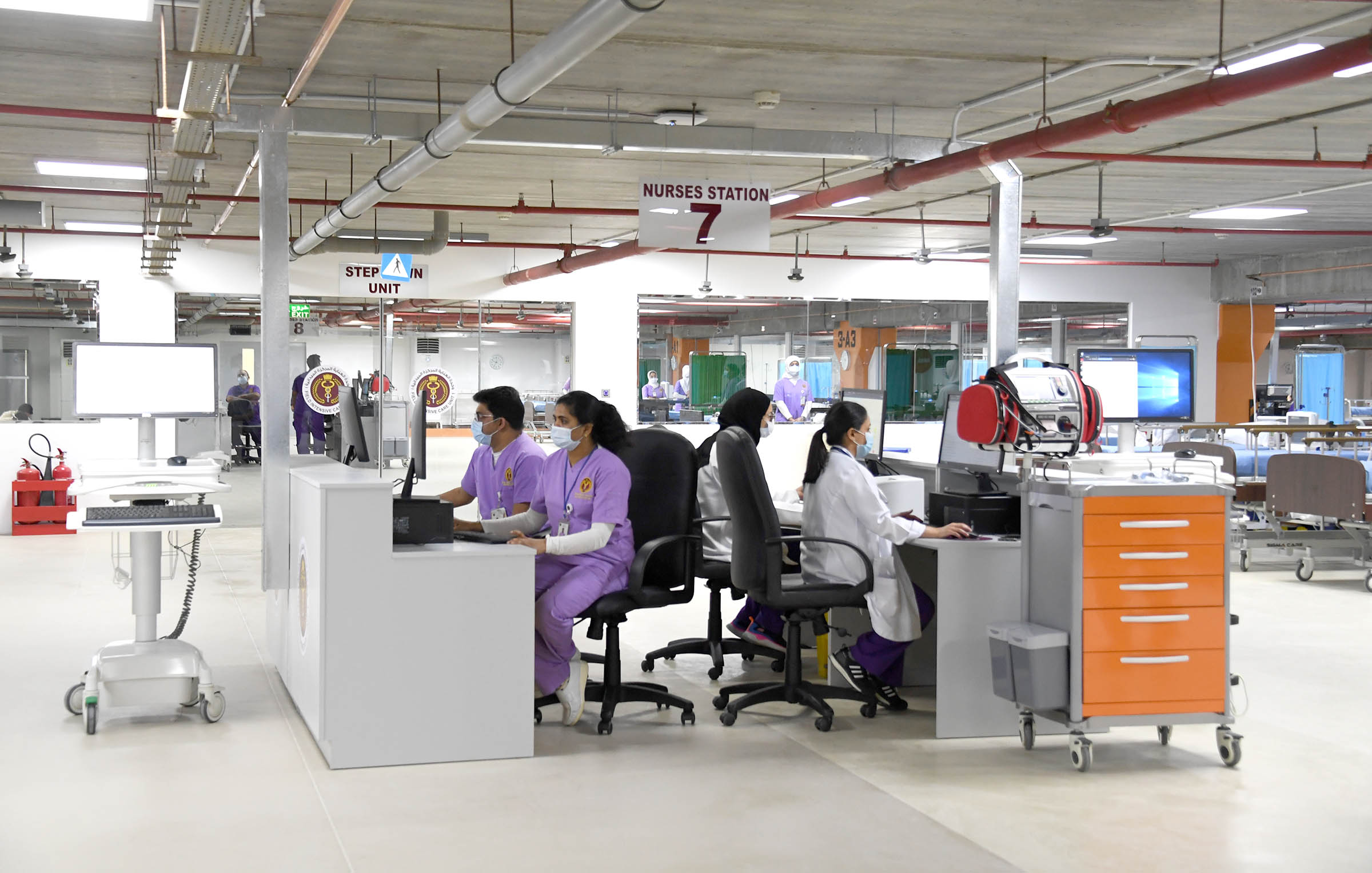 SCH President inspects field Intensive Care Unit at the Military ...