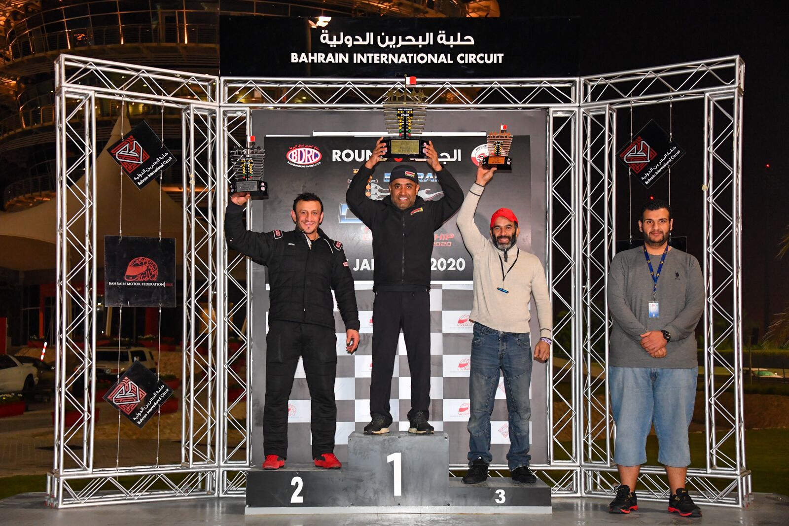 132 participants in third round in the 2019/2020 Bahrain Drag Racing ...