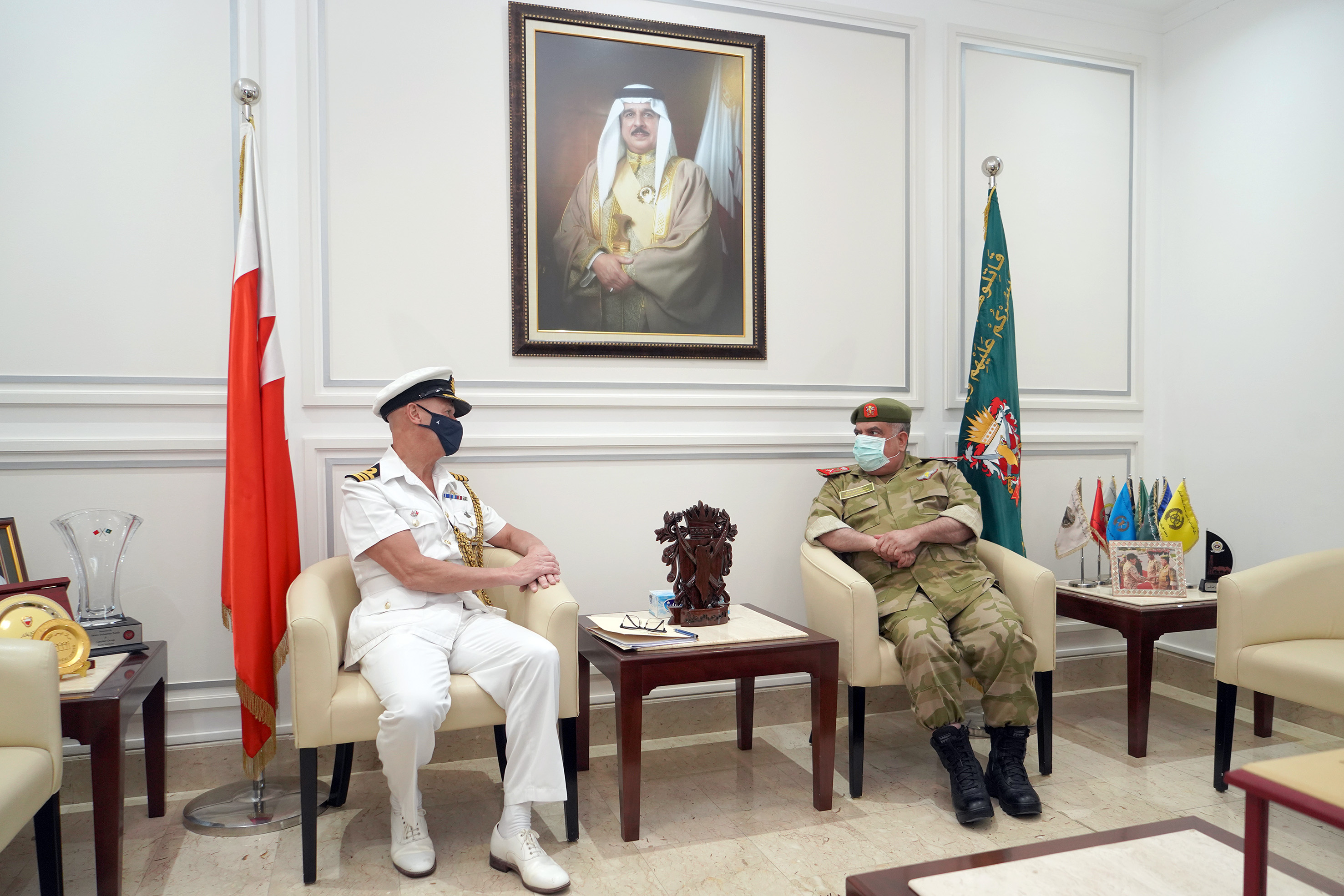National Guard Staff Director receives UK Military Attaché | Bahrain ...