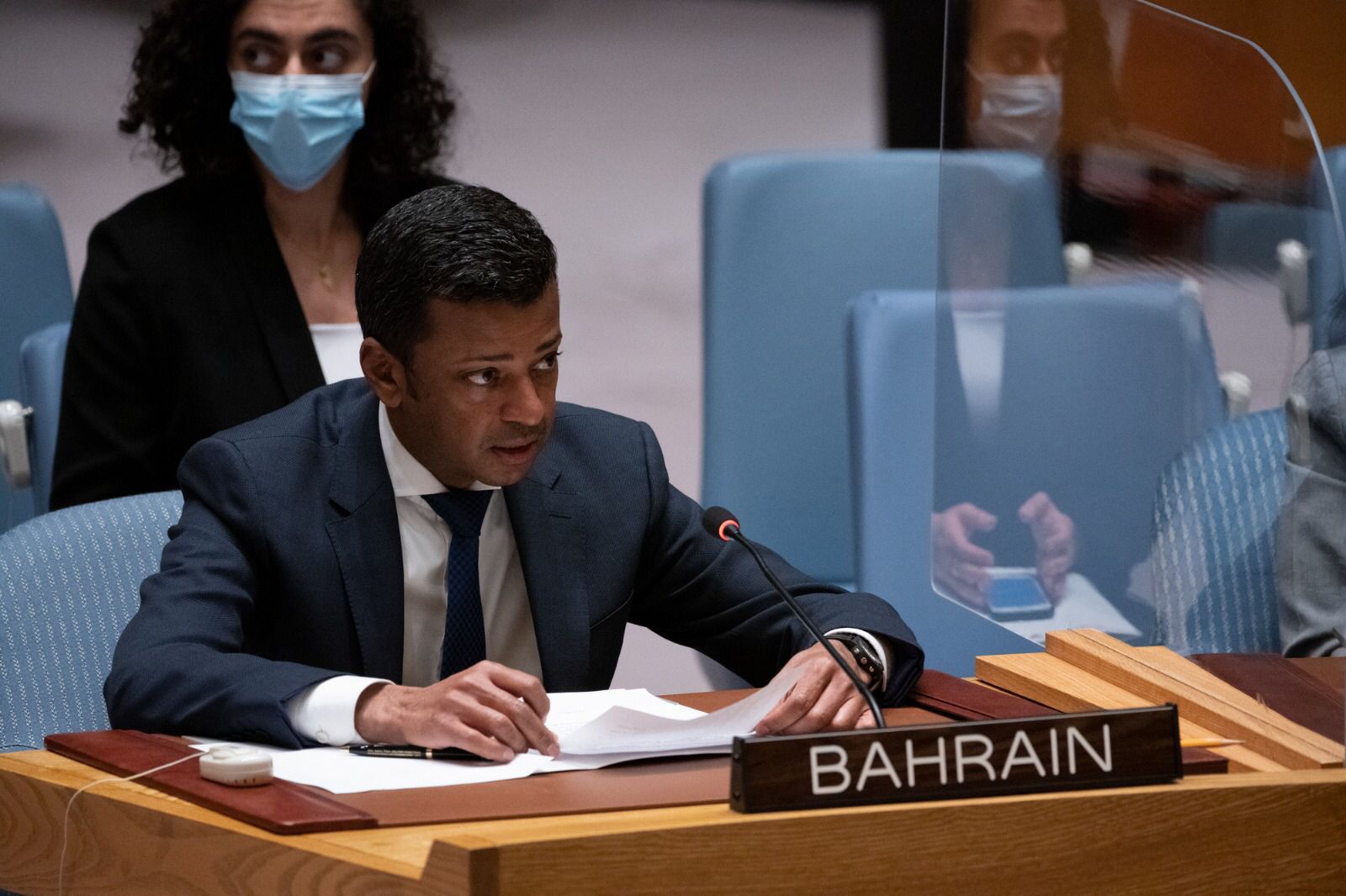 Bahrain’s Permanent Representative to UN participates in UN Security ...