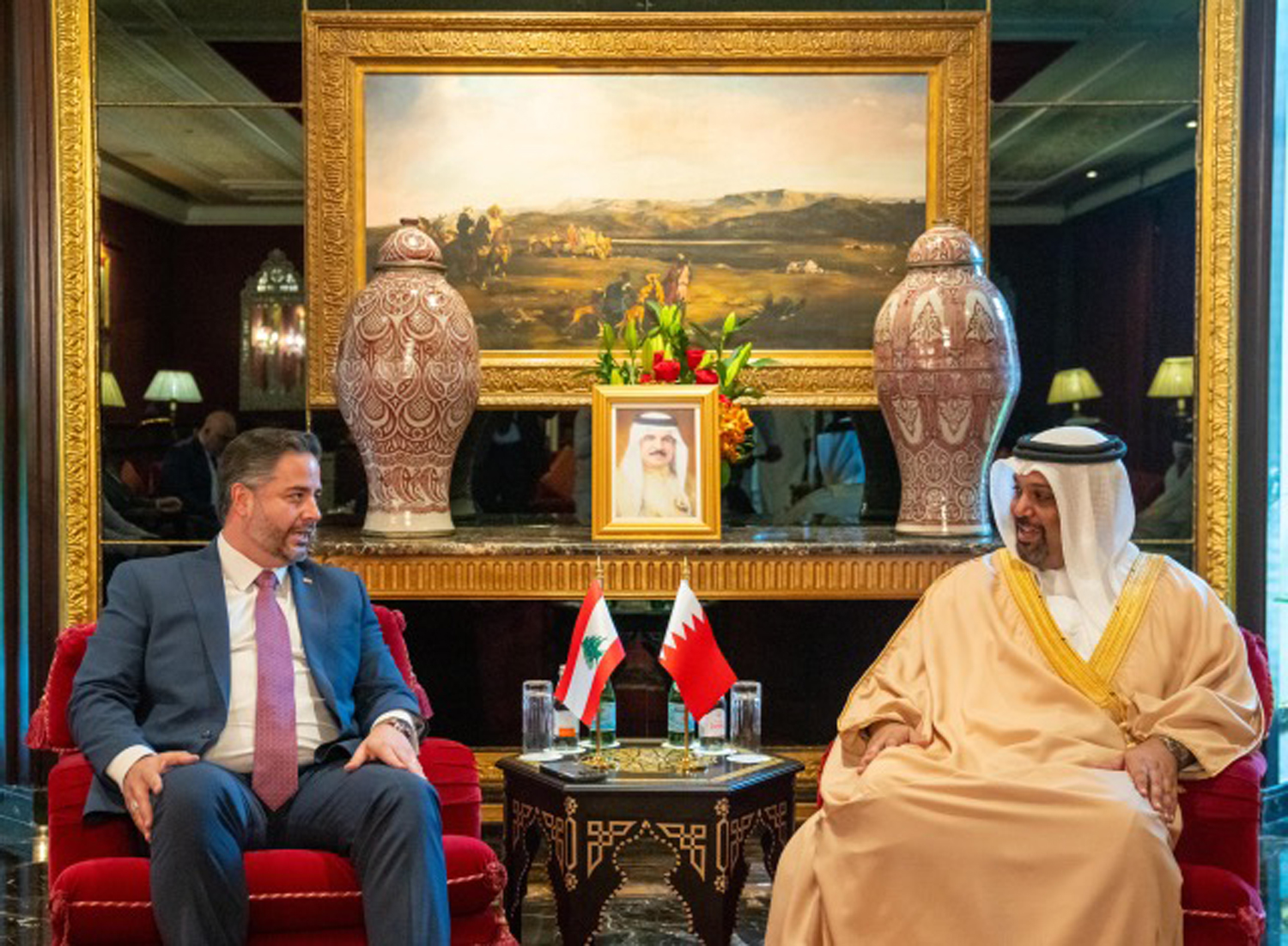 Finance and National Economy Minister meets Lebanese counterpart ...