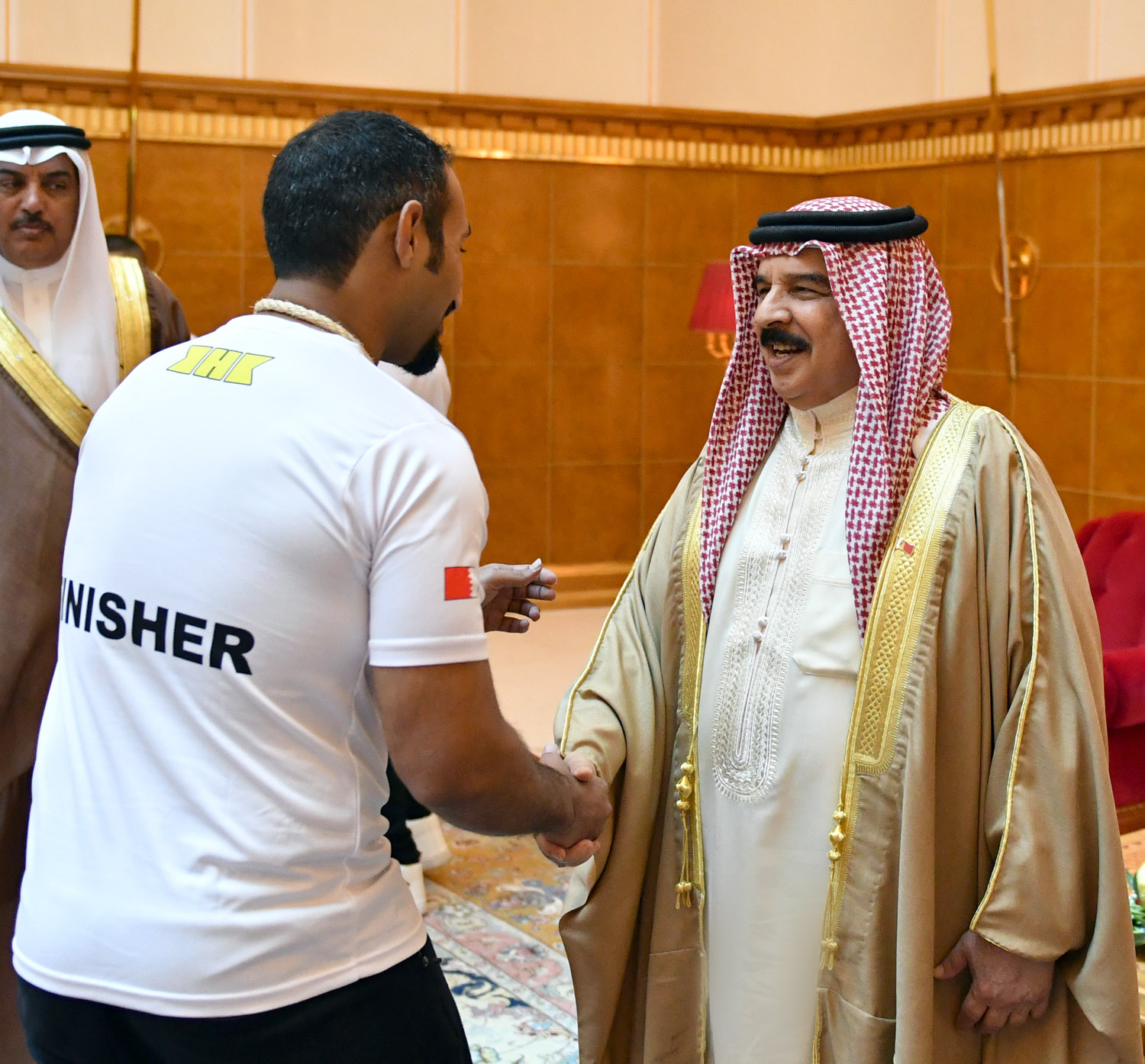 HM King receives HH Shaikh Khalid bin Hamad, Strongest Bahraini Man ...