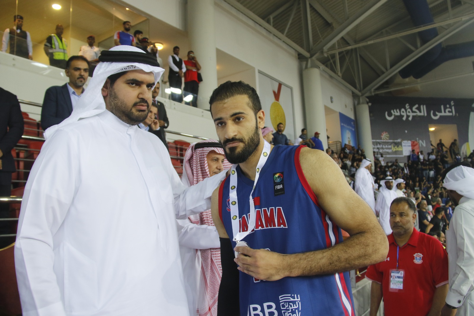 HH Shaikh Isa bin Ali Al Khalifa, President of Bahrain Basketball ...