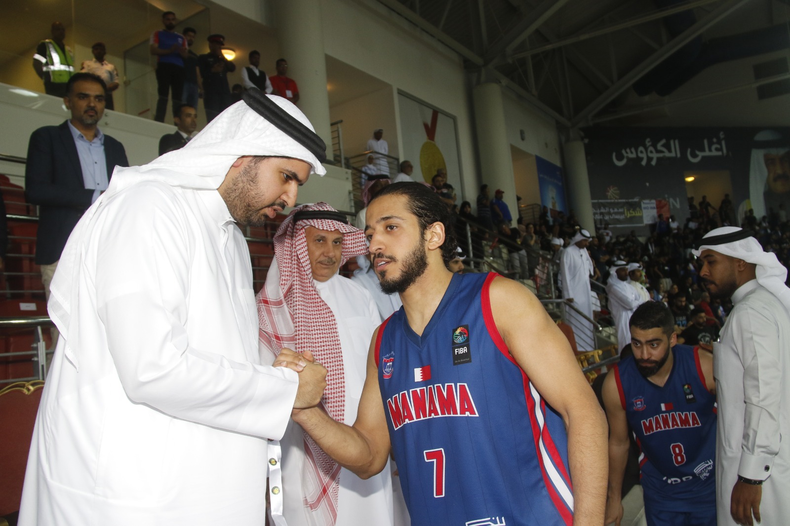 HH Shaikh Isa bin Ali Al Khalifa, President of Bahrain Basketball ...