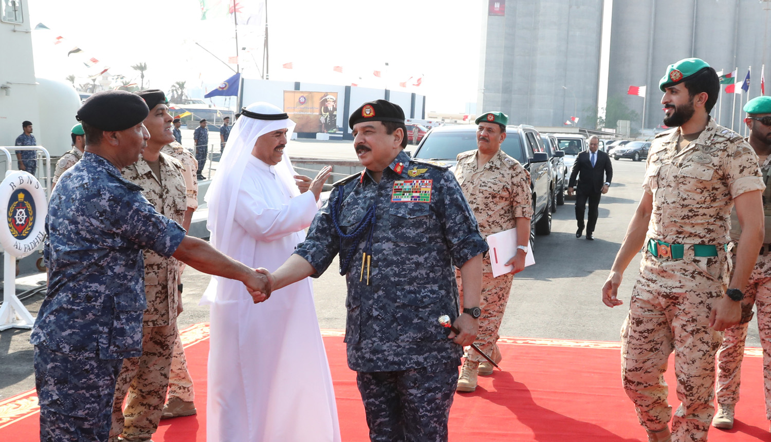 HM King visits Royal Bahrain Navy Force (RBNF) | Bahrain News Agency