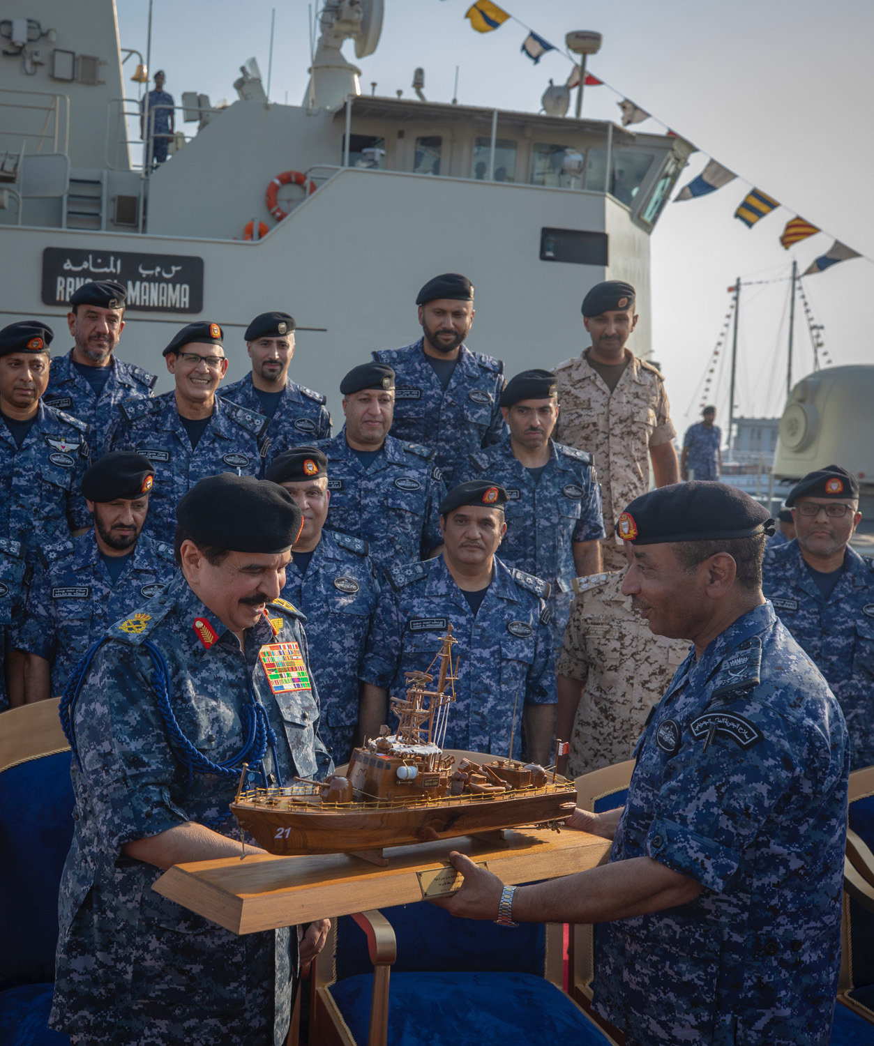 HM King visits Royal Bahrain Navy Force (RBNF) | Bahrain News Agency