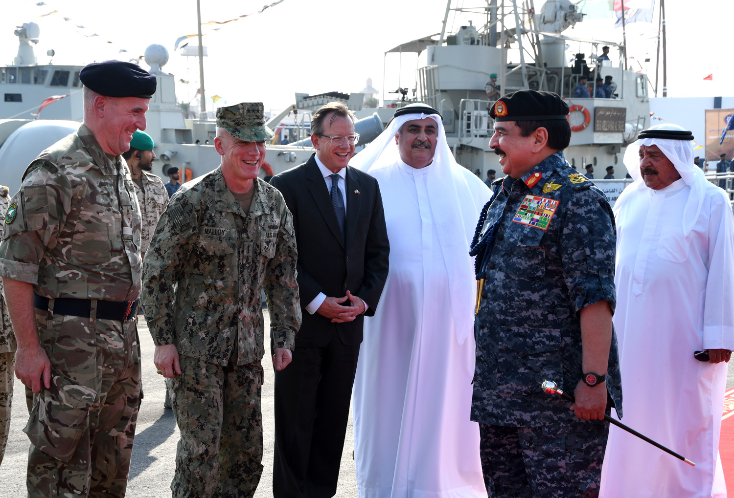 HM King visits Royal Bahrain Navy Force (RBNF) | Bahrain News Agency