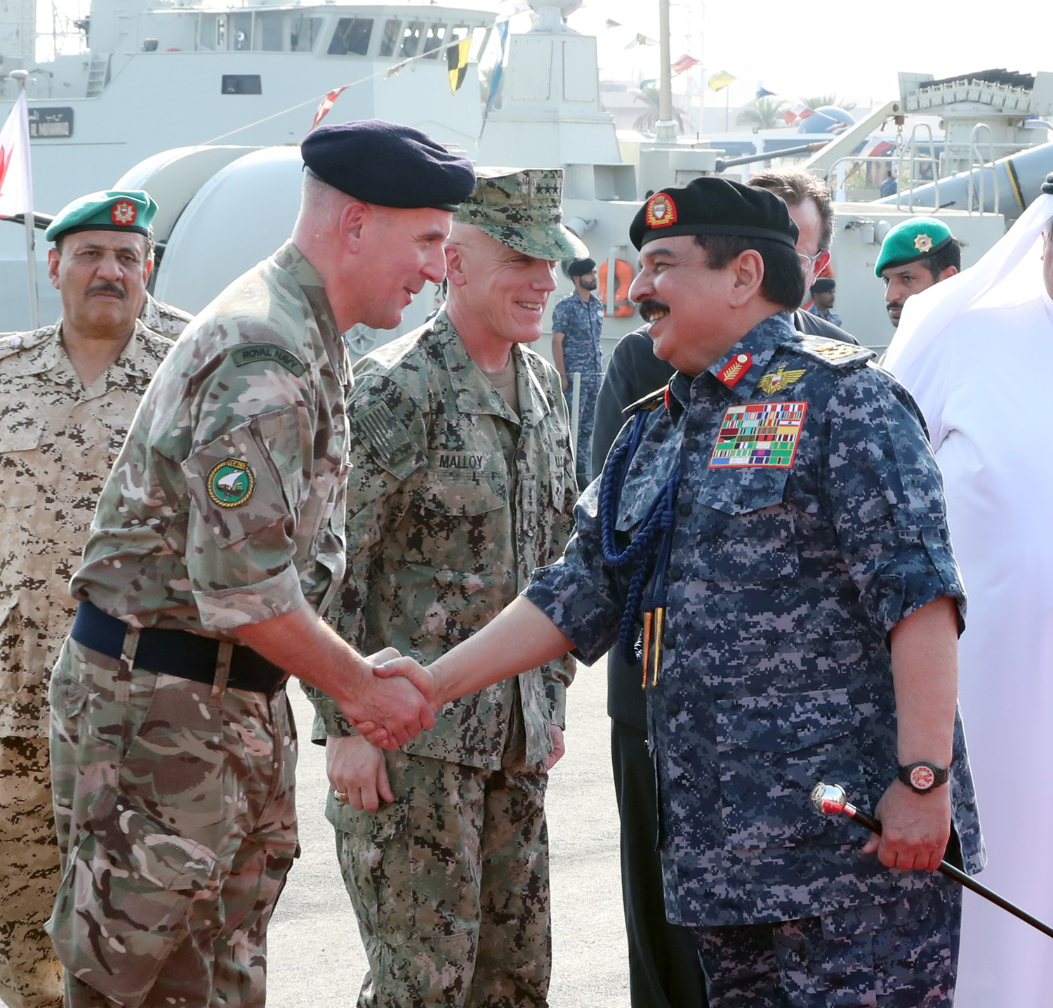 HM King visits Royal Bahrain Navy Force (RBNF) | Bahrain News Agency