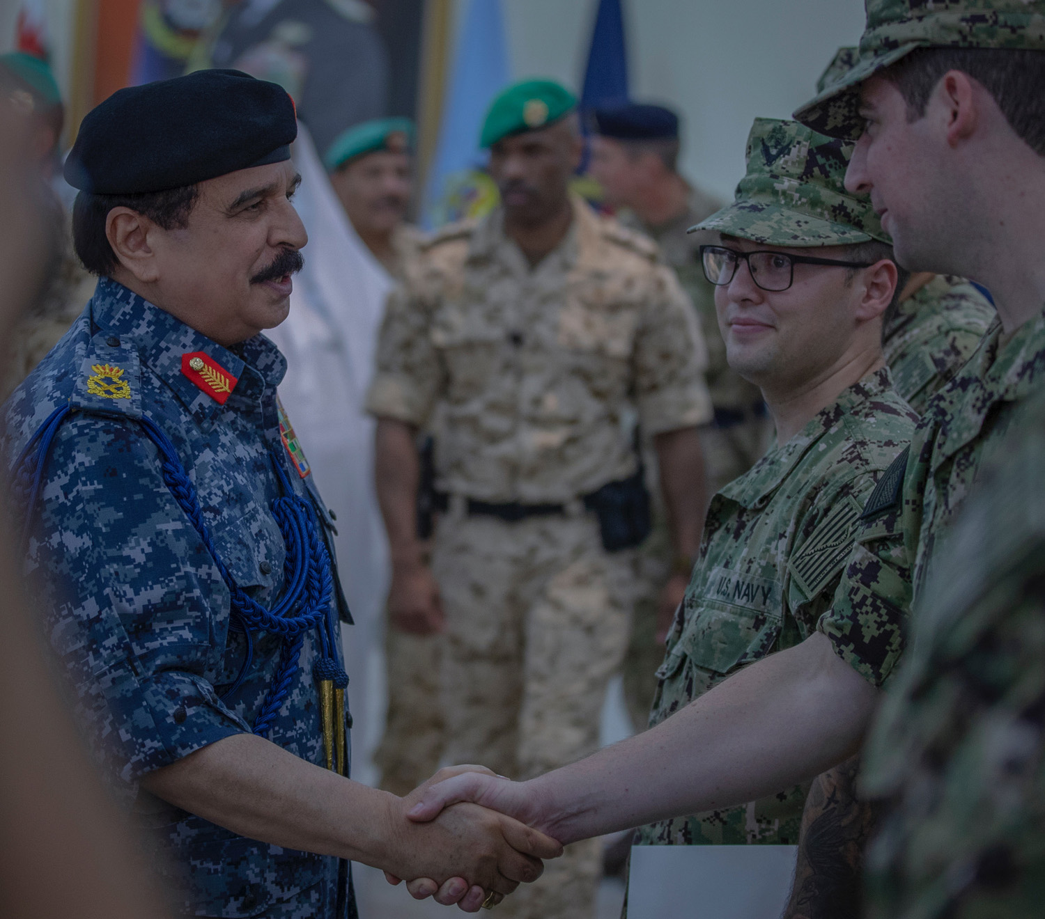 HM King visits Royal Bahrain Navy Force (RBNF) | Bahrain News Agency