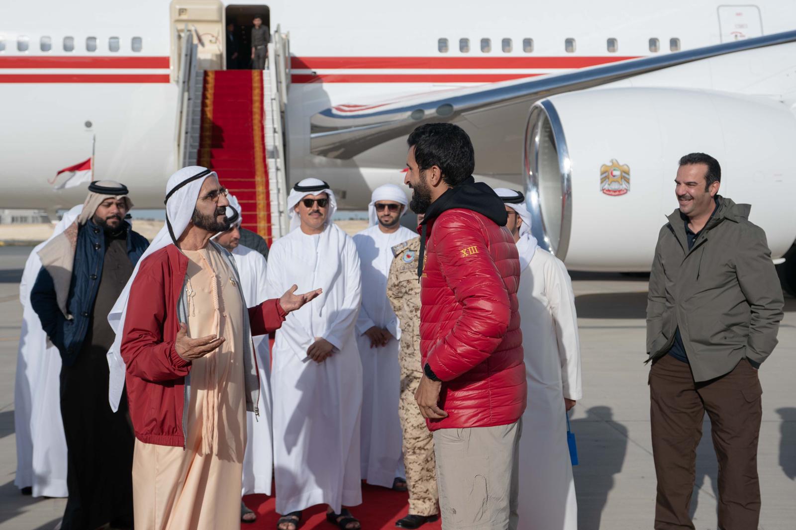 HH Shaikh Mohammed bin Rashid Al-Maktoum received by HH Shaikh Nasser ...