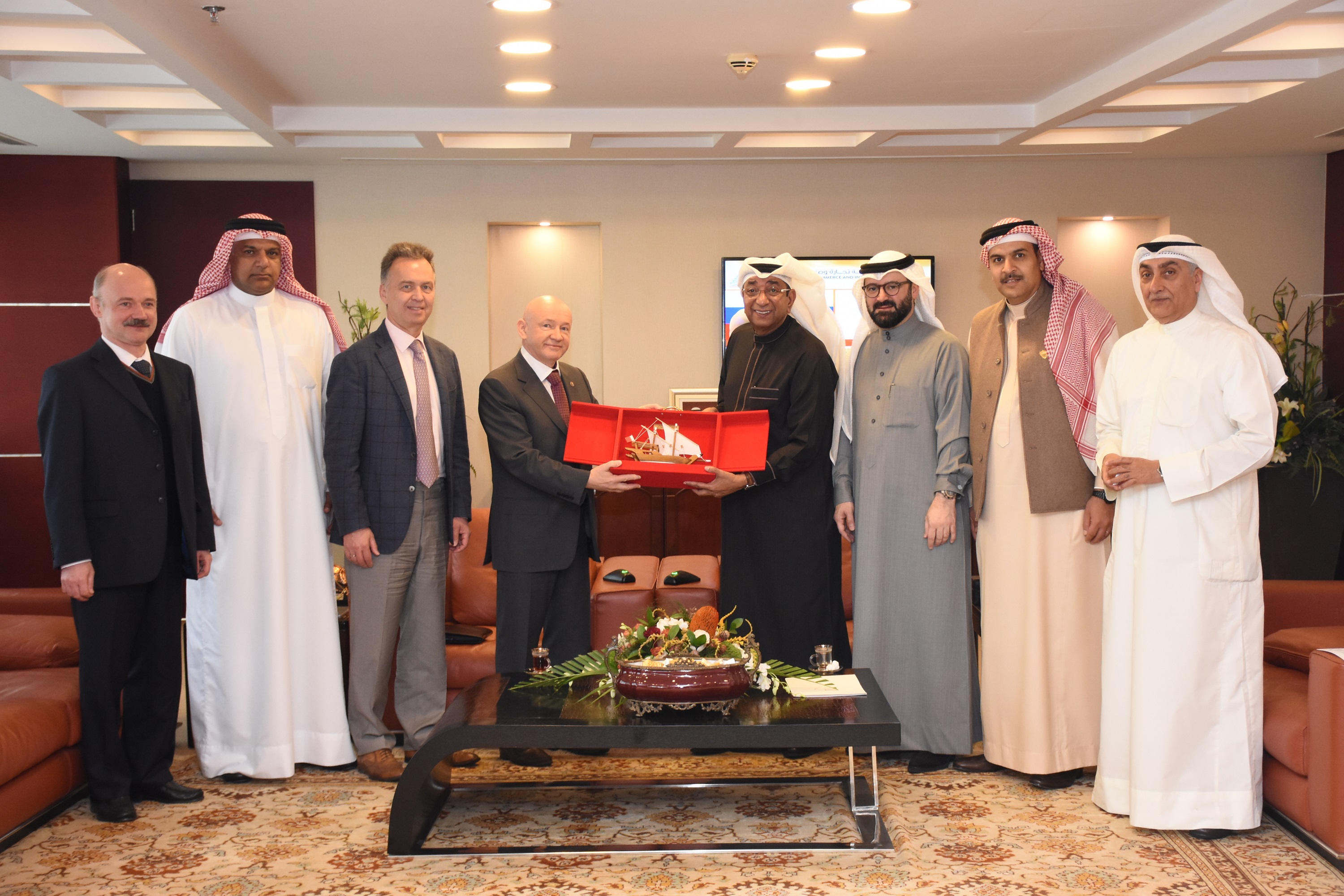 BCC Chairman meets Russian counterpart, in the presence of Ambassador ...