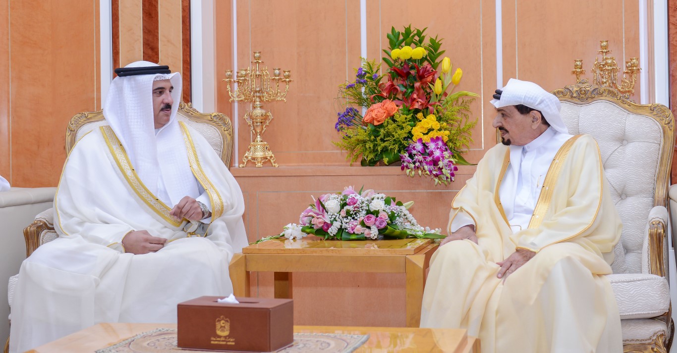 Ajman Ruler HH Shaikh Humaid bin Rashid Al Nuaimi receives Bahraini ...