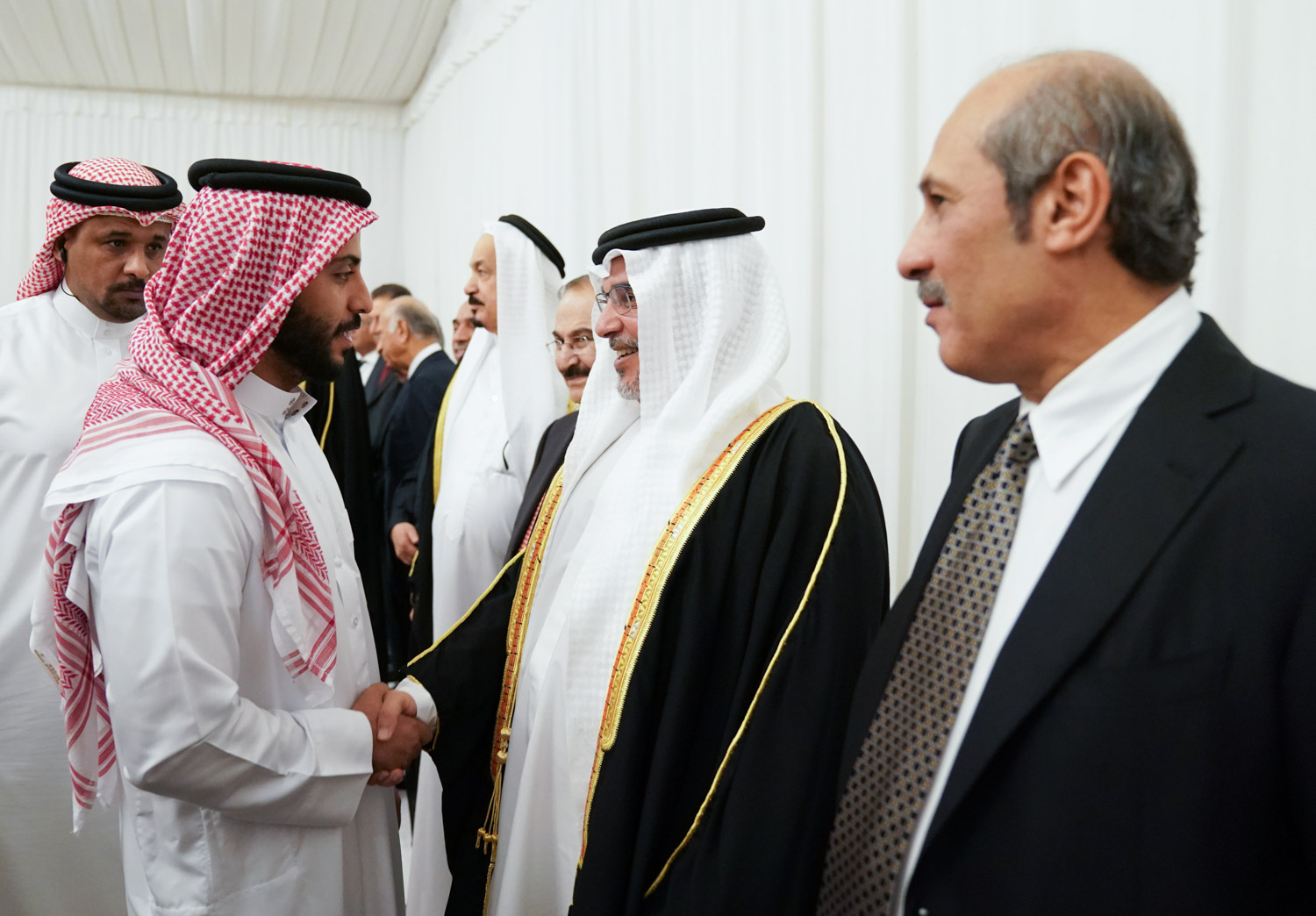 Deputy King , HRH the Crown Prince, visits Khalid Al Sharif family ...