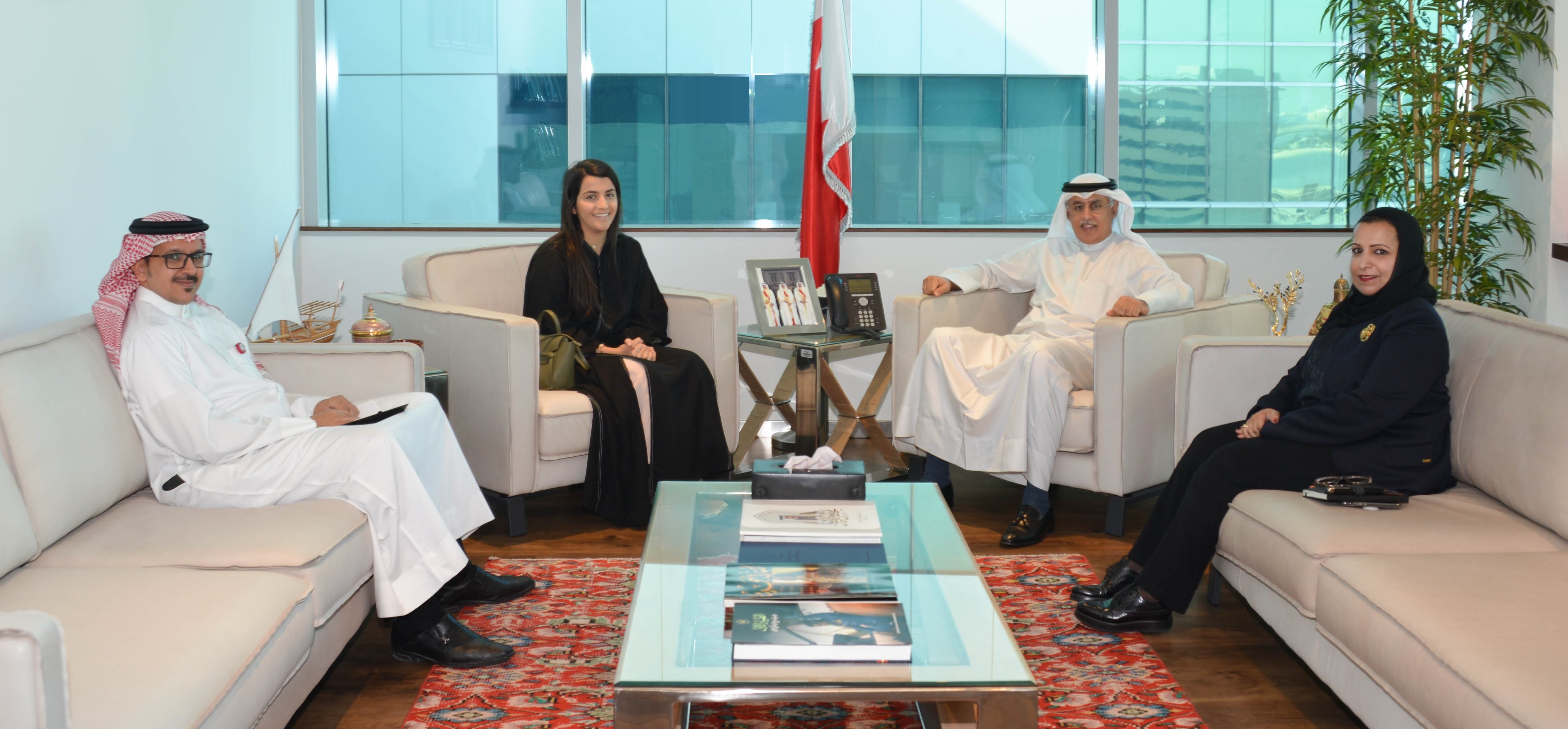 Industry Minister receives first Bahraini women to be selected within ...