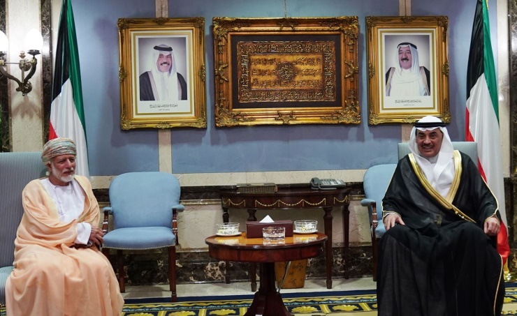 Amir of Kuwait receives message from Sultan of Oman