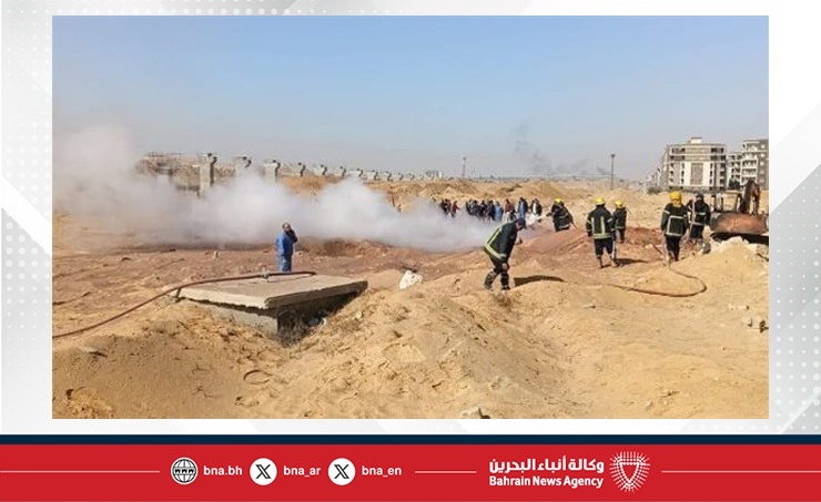 Egypt contains gas pipeline fire in 6th of October City