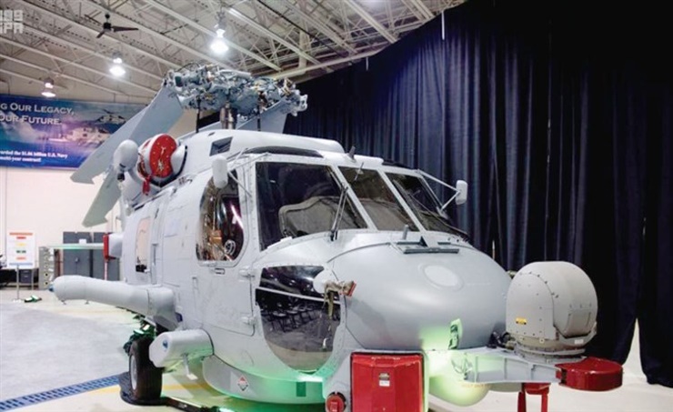RSNF launches first MH-60R helicopter in USA