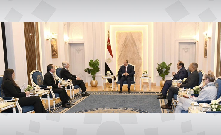 Egyptian President receives CIA director