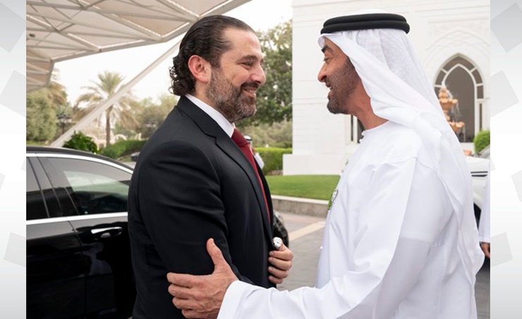 Abu Dhabi Crown Prince receives Lebanese premier
