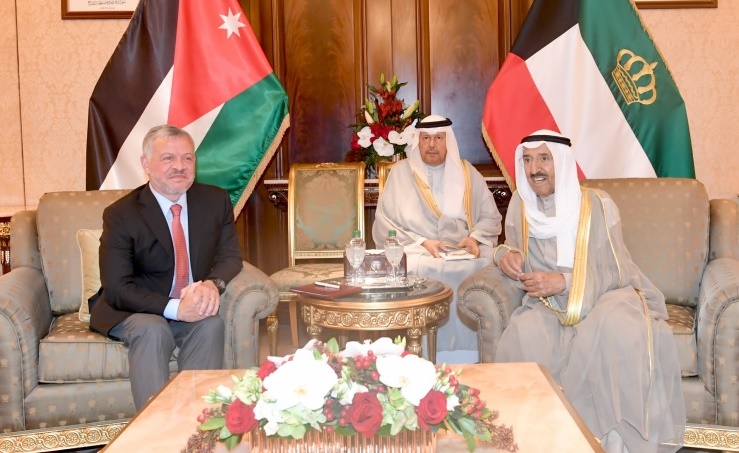 Kuwaiti Amir, Jordanian Monarch discuss regional, global developments