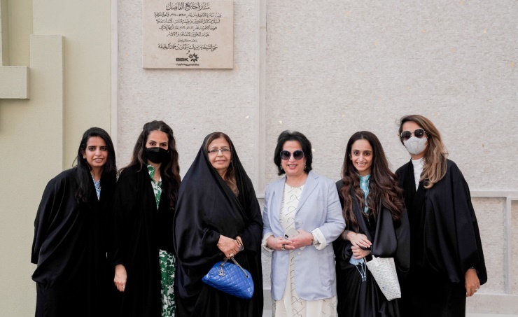 HH Shaikha Mariam bint Salman bin Hamad Al Khalifa visits restored minaret
