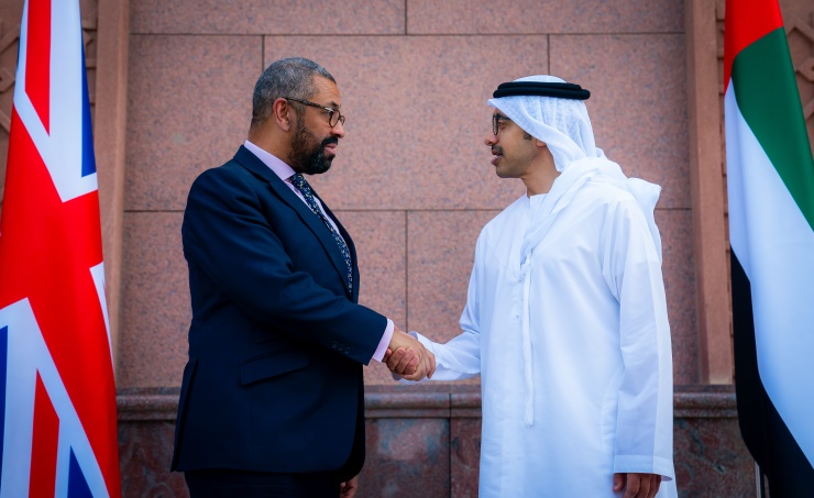 UAE Foreign Minister meets UK counterpart