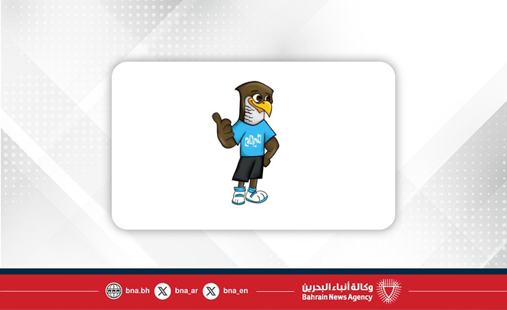 "Dilmun the Falcon" official mascot of ISF Gymnasiade Bahrain 2024
