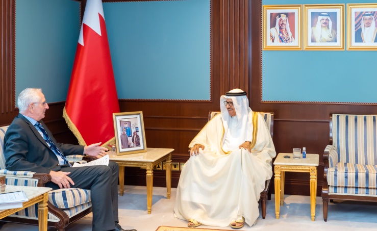 Foreign Minister receives outgoing Danish Ambassador to Bahrain
