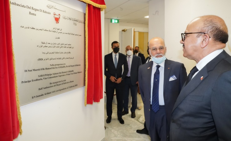 Foreign Minister visits Bahrain’s embassy in Rome