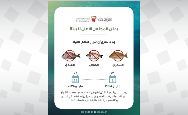 SCE: Safi, Shari, Andag fishing ban from May 1st