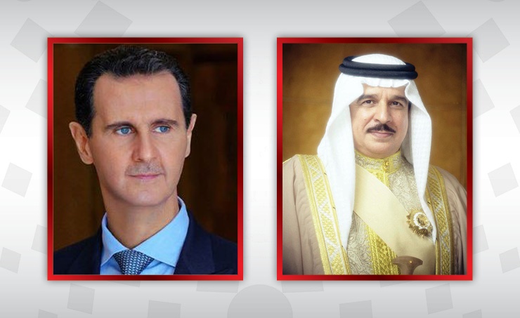 HM King congratulates Syrian President