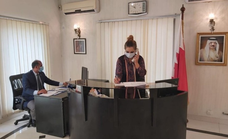 Bahrain embassy in Islamabad starts vaccinating citizens