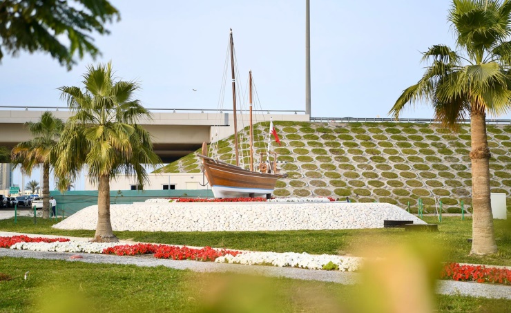 Al Farooq Junction landscaping, beautification completed