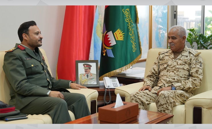 BDF Chief of Staff receives Saudi Military Attaché