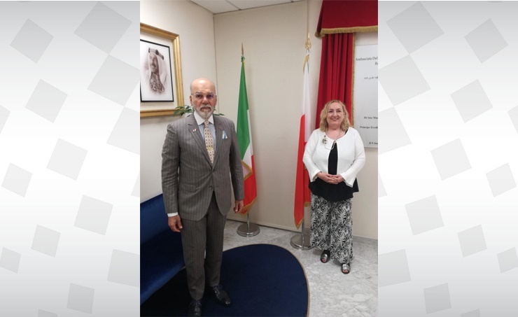 Bahrain Ambassador to Rome meets EU Special Representative for the Sahel