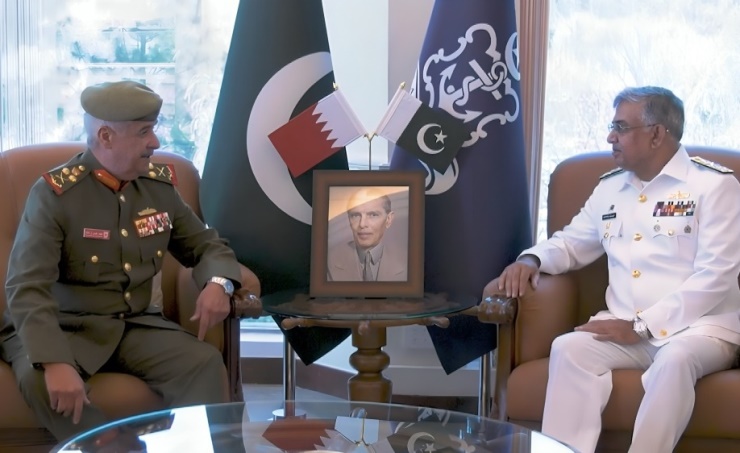 National Guard Commander meets Pakistan Navy Commander