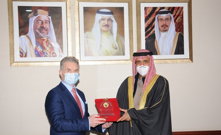 Education Minister receives Bahrain Polytechnic CEO