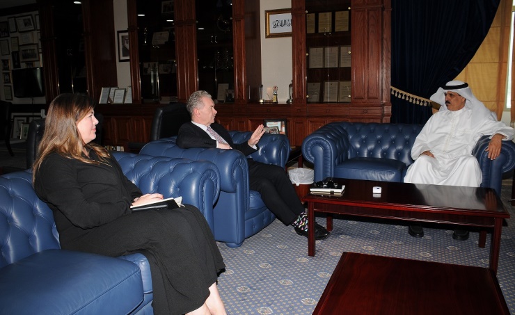 Education Minister meets Bahrain Polytechnic Chief