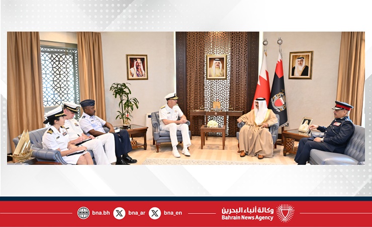 Interior Minister receives US Fifth Fleet Commander