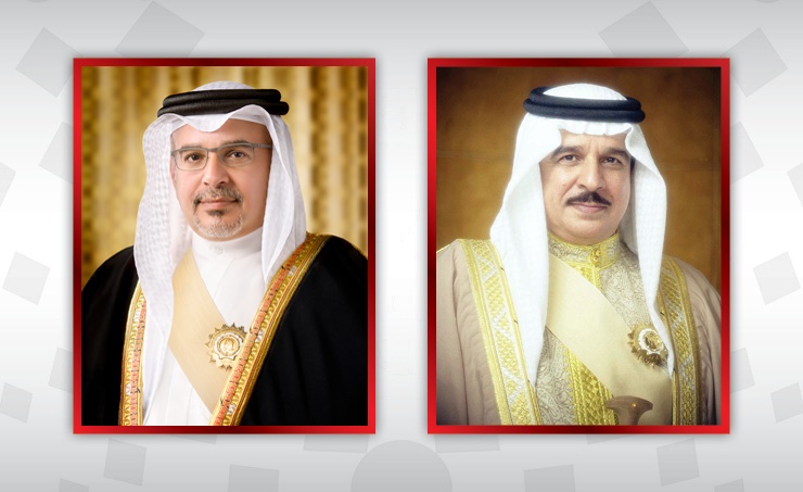 HM King, HRH Crown Prince and Prime Minister exchange congratulations
