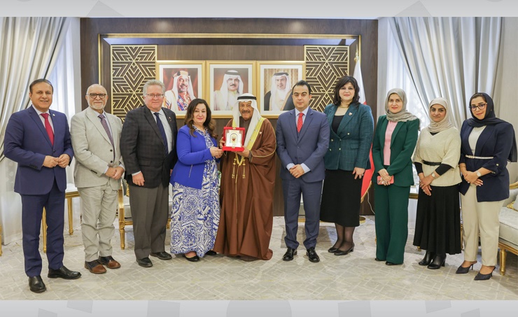 Shura Council Speaker meets Bahrain-Canadian Friendship Group Chairperson