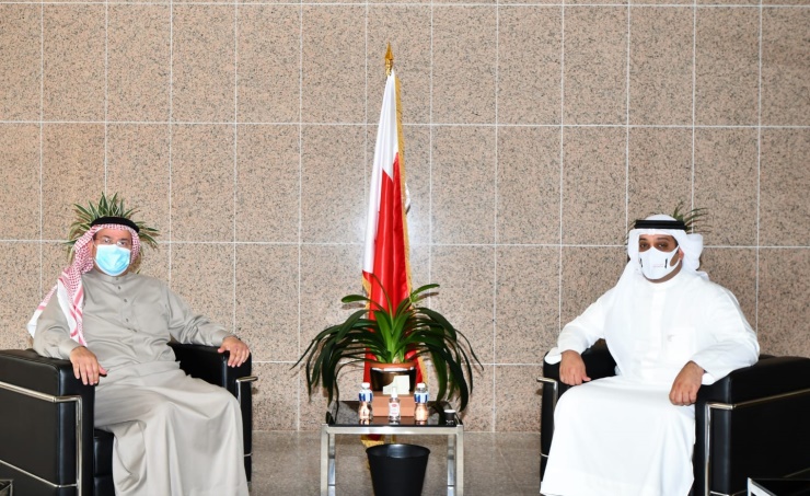 Finance and National Economy Minister receives Bahrain’s Ambassador to ...