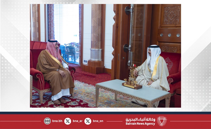 HM King receives HRH Prince Faisal bin Salman bin Abdulaziz Al Saud