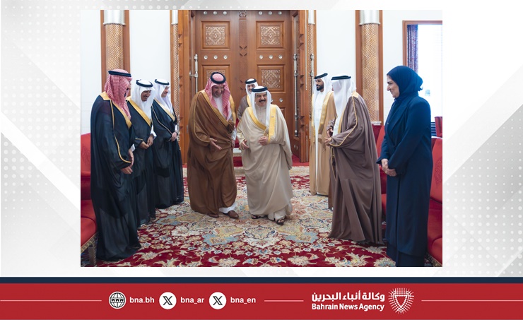 HM King receives HRH Prince Faisal bin Salman bin Abdulaziz Al Saud